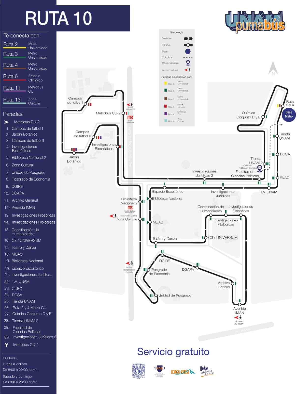 Transporte para estudiantes: cuáles son las rutas del Pumabus ...