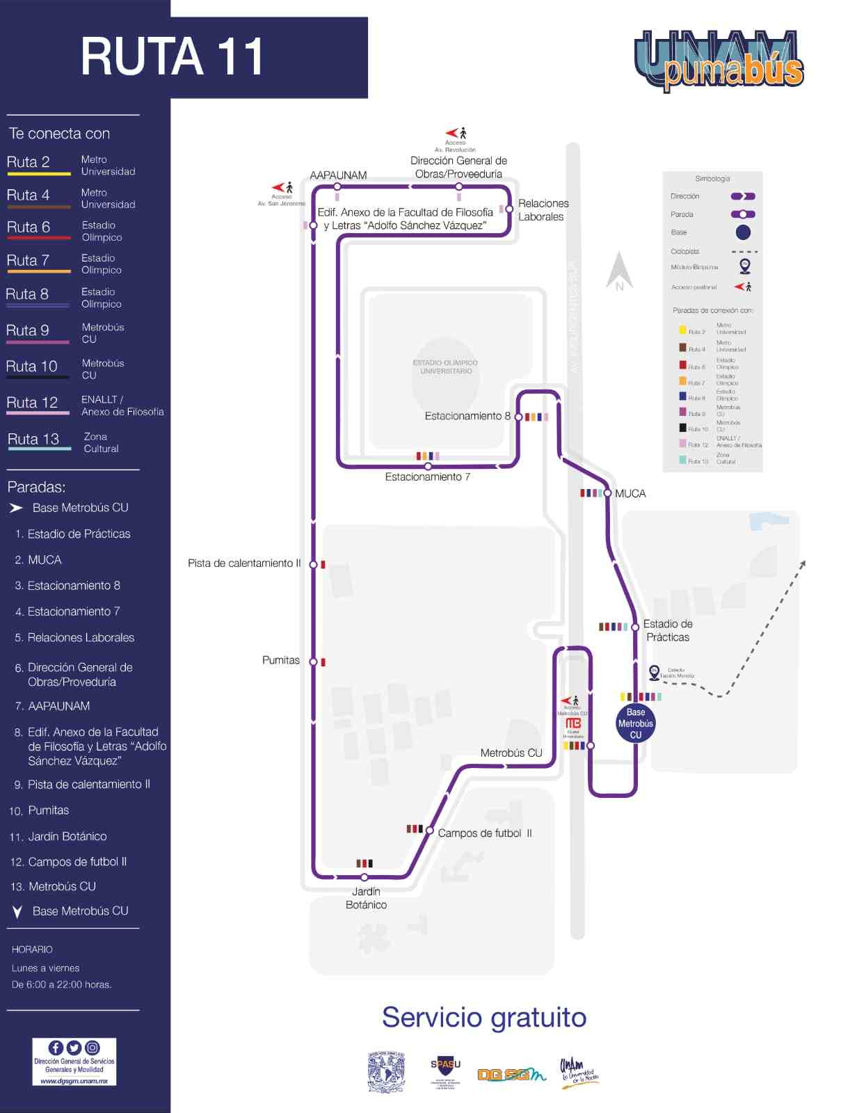 Transporte para estudiantes: cuáles son las rutas del Pumabus ...
