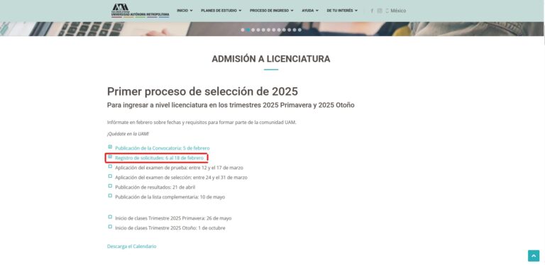 Examen UAM 2025: paso a paso para el registro | Generación ...