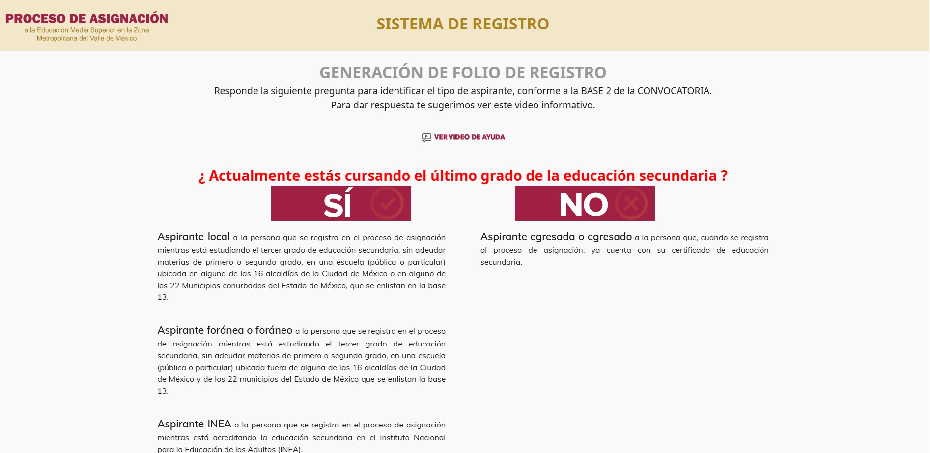“Mi derecho mi lugar”: inicia el registro para la asignación de lugares del bachillerato ...