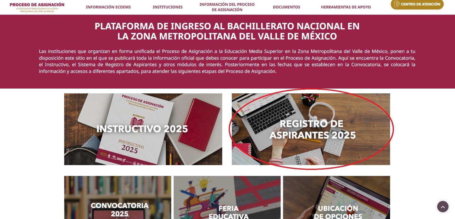 “Mi derecho mi lugar”: inicia el registro para la asignación de lugares del bachillerato ...