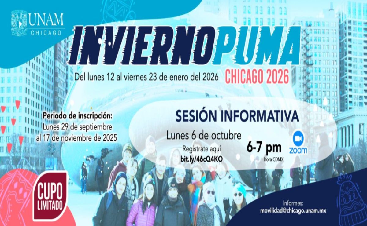 UNAM: visita Chicago con el curso Invierno Puma 2026 | Generación ...